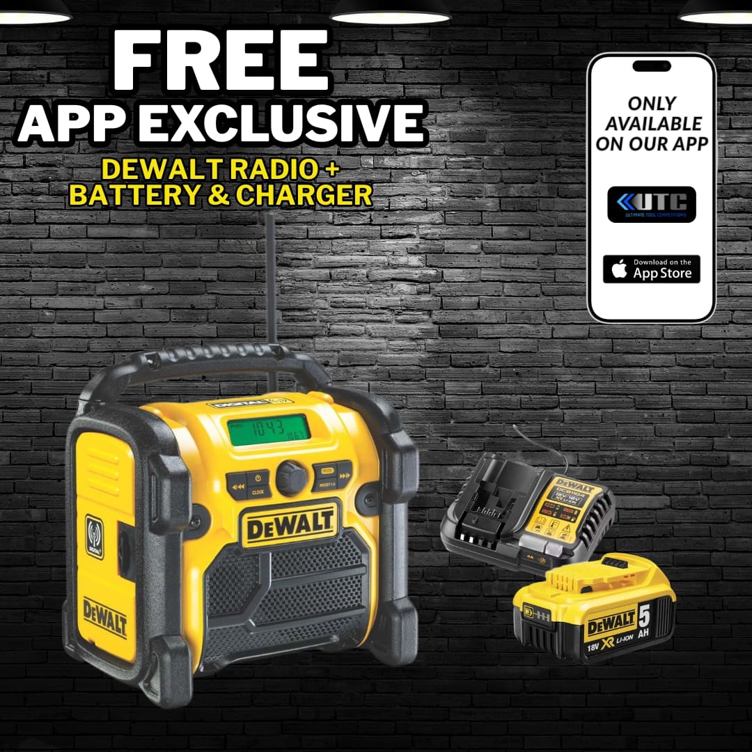 FREE TO ENTER APP ONLY DeWalt DCR020 DAB+ Compact Radio Including ...
